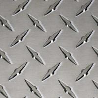 China 3003 5052 Aluminum Checkered Plate Brite Tread Sheet for CC Processing 1000 mm Width for sale