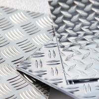 China DC/Cc Processed 3003/5052 Aluminum Checkered Plate with Embossed Diamond Pattern for sale