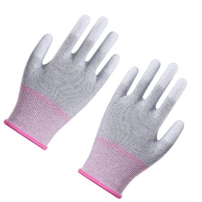 Chine Anti Static Black Nylon Dipped ESD Safety Work Gloves Pu Touchscreen Extreme Grip à vendre