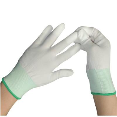 Cina Safety Inspection Cotton ESD White Grey Hand Antistatic Gloves For Electronics in vendita