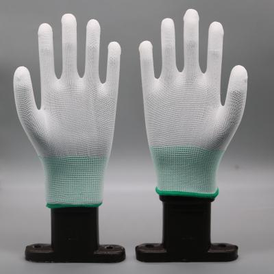 Cina Safety Inspection Cotton ESD White Grey Hand Antistatic Gloves For Electronics in vendita