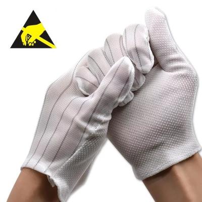 Cina PU Coated ESD Safety Gloves Black Grey Colors Breathable Work Gloves in vendita