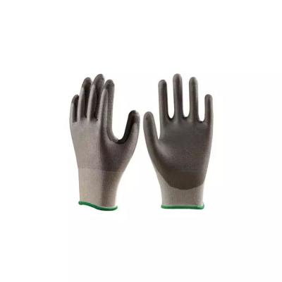 China Polyester Antistatic Gloves Pu Dots Carbon Fiber Cleanroom Esd Gloves For Electronic Factory en venta