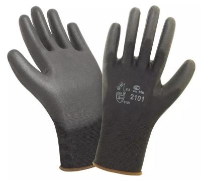 China Polyester Antistatic Gloves Pu Dots Carbon Fiber Cleanroom Esd Gloves For Electronic Factory en venta