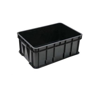 Cina Antistatic Electronics Tray Folding ESD Bin Box Plastic Black With Dividers in vendita
