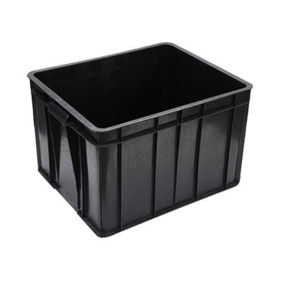 China Electronic SMT Rack ESD Storage Box Black Conductive Plastic Circulation Antistatic en venta