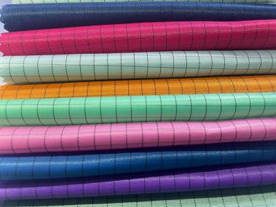 中国 Antistatic Cleanroom Lint Free Polyester ESD Safety Anti-Static Fabric For Lab Clothing 販売のため
