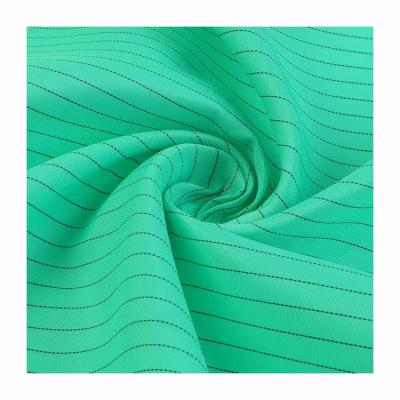 China Polyester Anti Static ESD Fabrics Electronic Factory Clean Room Fabrics for sale