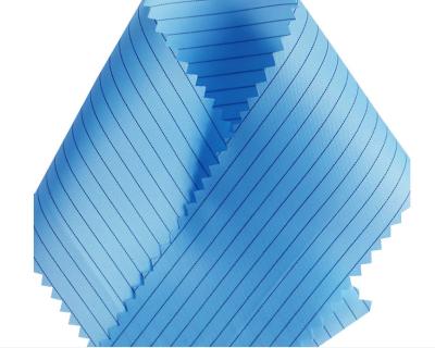 Cina Anti ESD poliestere statico del cappotto del laboratorio dei tessuti di 75D*75D per il locale senza polvere in vendita