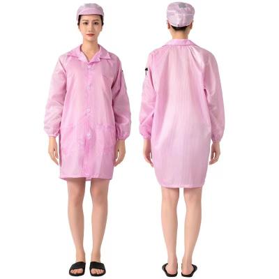 Cina Pantaloni incappucciati del lavoro della manica dell'anti locale senza polvere statico lungo della maglietta ESD 2.5mm in vendita