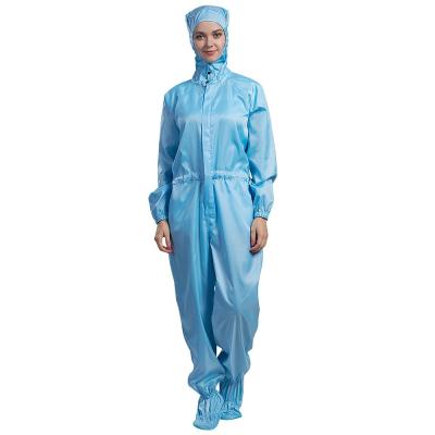 中国 クリーンルーム250gの女性反静的なジャケットESDの快適な働くズボン 販売のため