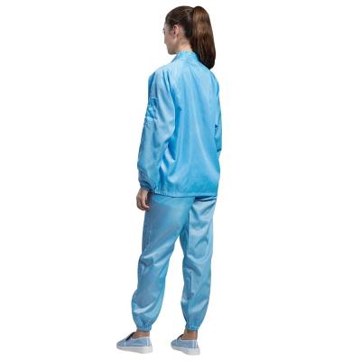 China Fogo Dustproof das mulheres da anti roupa estática do OEM ESD do quarto desinfetado - resistente à venda