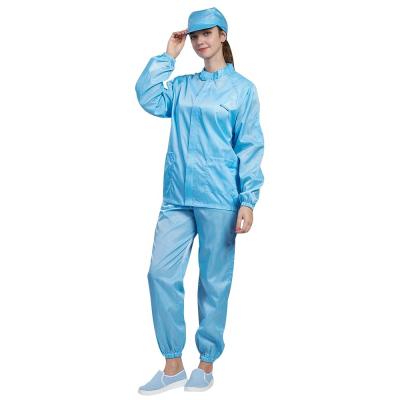 China Fogo Dustproof das mulheres da anti roupa estática do OEM ESD do quarto desinfetado - resistente à venda