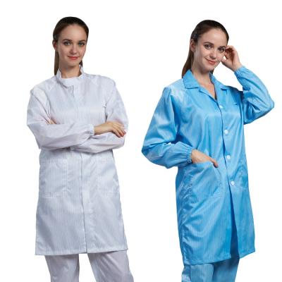 Китай Решетка Workwear 5mm ESD одежд чистой комнаты пылезащитная анти- статическая продается