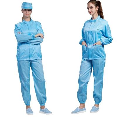 Cina Cappotto sterile del laboratorio dell'anti locale senza polvere statico elettronico del vestito ESD di estate in vendita