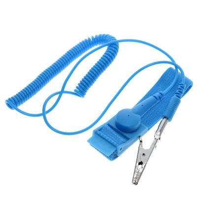 China Fairtech Elastic Anti Static ESD Wrist Strap 2.2MM PVC Wireless Anti Static Bracelet for sale