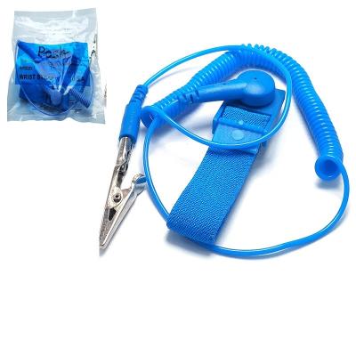China Leitfähiges elastisches ESD-Handgelenk-Band-statisches Nylonantiarmband, das Schnur erdet zu verkaufen