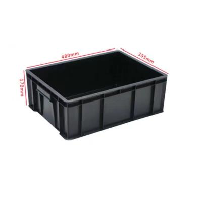 Cina SMT tormenta la laminazione lucida del PWB di stoccaggio ESD di plastica dei recipienti sicuri neri delle scatole in vendita