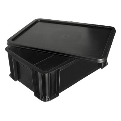 Cina SMT tormenta la laminazione lucida del PWB di stoccaggio ESD di plastica dei recipienti sicuri neri delle scatole in vendita