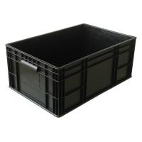 China Electronic ESD Safe Plastic Boxes SMT Rack Black PCB Packaging Boxes for sale