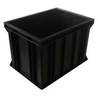 China Electronic ESD Safe Plastic Boxes SMT Rack Black PCB Packaging Boxes for sale