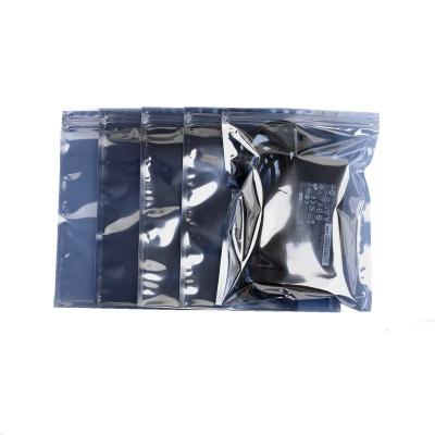 China Anti sacos estáticos do ESD que protegem sacos de vácuo polis com parte superior aberta do fechamento do fecho de correr à venda