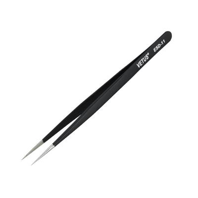 Cina Acciaio inossidabile di punta eliminabile di ESD Vetus Lash Tweezers Eyebrow Medical Slant in vendita