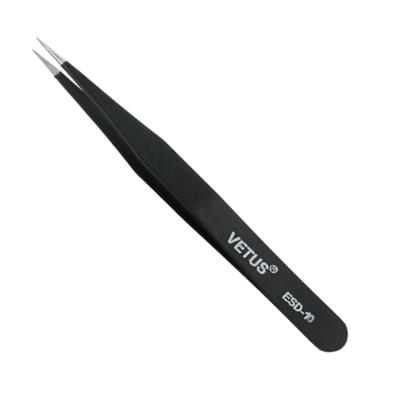 Cina Acciaio inossidabile di punta eliminabile di ESD Vetus Lash Tweezers Eyebrow Medical Slant in vendita