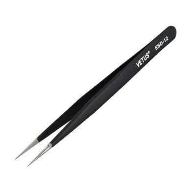 Cina Acciaio inossidabile di punta eliminabile di ESD Vetus Lash Tweezers Eyebrow Medical Slant in vendita