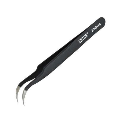 China Antistatisch ESD Vetus Oog - brow Pincet Geleidend Lash Tweezers Te koop