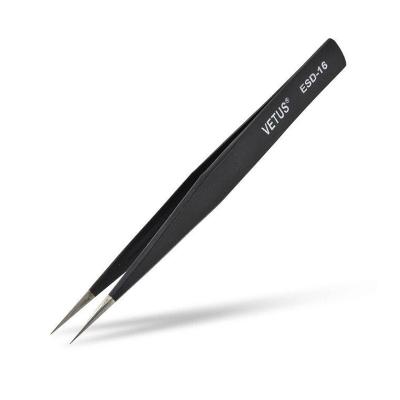China Antistatisch ESD Vetus Oog - brow Pincet Geleidend Lash Tweezers Te koop