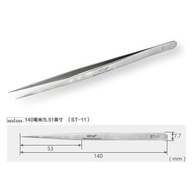 Cina Pinzette di precisione Lash Tweezers SA di Vetus del metallo punto fine per il locale senza polvere in vendita