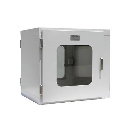 China Modular Powder Coated Stainless Steel Pass Box For Clean Room for sale