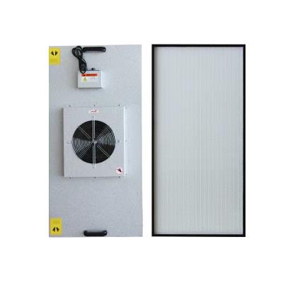 China Pequeña capilla del filtro del flujo laminar de la unidad de filtrado de la fan de la vibración 210PA 99,999% HEPA en venta