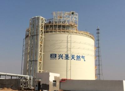 Cina del fondo piatto 50000M3 del serbatoio 0,8 grande LNG carro armato del Mpa in vendita