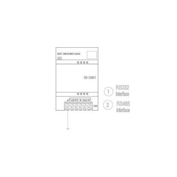 China SIMATIC S7-200 SMART CM 01 RS485 9-pole D-sub pin supports Freeport 6ES72885CM010AA0 for sale