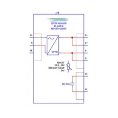 China SITOP PSU100S 20A 6EP1336-2BA10 Ideaal voor 24V uitgangsspanning in industriële toepassingen Te koop