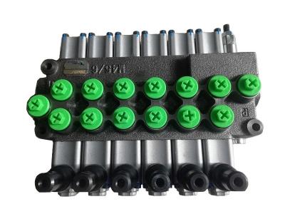 China M45/6 Monoblock Hydraulic Control Valve for Mobile Hydraulics 6 Spools Directional Valve for sale
