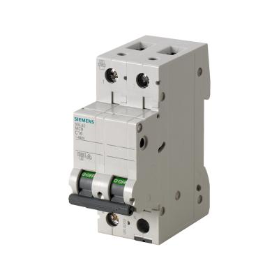 China 100% Strictly Tested 5SL6210-7CC 2-Pole Miniature Circuit Breaker for Siemens 400V 6kA for sale