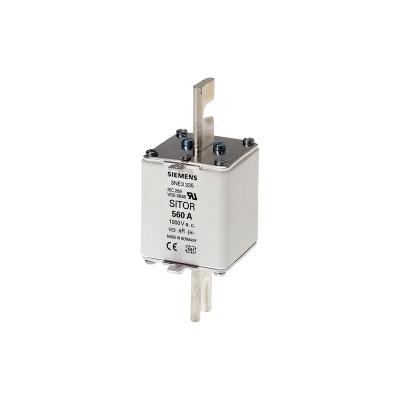 China 3NE3338-8 SITOR Fuse Link With Slotted Blade Contacts NH2 In 800 A aR Un AC 800 V Front Indicator 3NE33388 for sale
