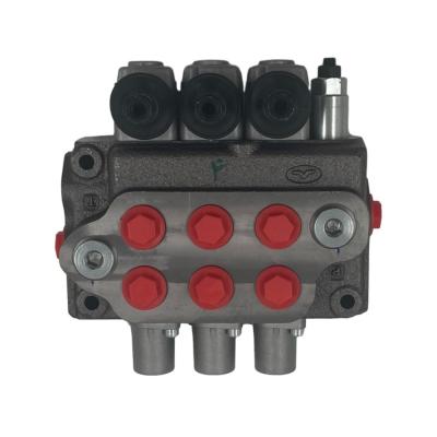 Cina 3 bobine SD5/3 WALVOIL Valvole direzionali idrauliche Flusso nominale 45L/min Dimensione della porta G 3/8 in vendita