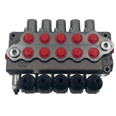 China G 3/8" Port Size 5-Spool SD5/5 WALVOIL Hydraulic Directional Valve 45L/min 315bar for sale