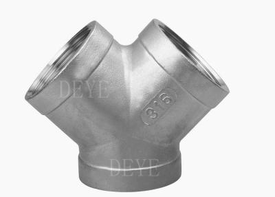 Cina 150 PSI in acciaio inossidabile a filo Y WYE Tee per tubi in vendita