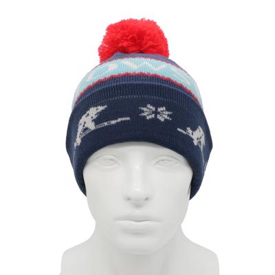Cina Cappello a maglia in maglia in inverno a prova di vento Lettera calda a strisce Unisex Casual Outdoor Party Shopping in vendita