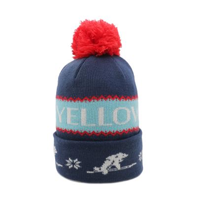 Cina Cappello a maglia in maglia in inverno a prova di vento Lettera calda a strisce Unisex Casual Outdoor Party Shopping in vendita