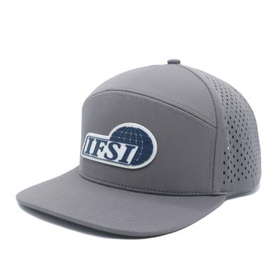 Китай 7-панельная плоская ложка лазерного резания производительность Snapback шляпа для унисекс водонепроницаемый продается
