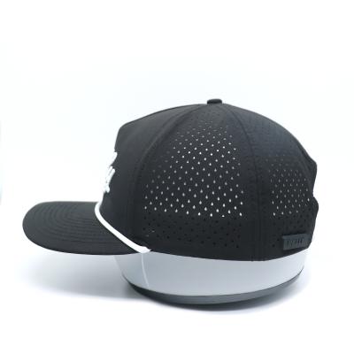 Cina Cappello da golf laser tagliato resistente all'acqua con ricamo a fiocco e design impermeabile in vendita