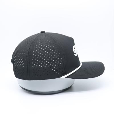 Cina Cappello da golf laser tagliato resistente all'acqua con ricamo a fiocco e design impermeabile in vendita