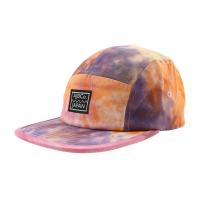 China Custom 5 Panel Camp Cap Polyester Waterproof Tie Dye Hat for Outdoor Adventures 56-60cm for sale