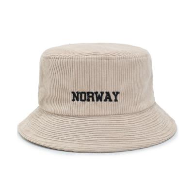 China Stylish Comfortable Satin Lined Corduroy Bucket Hat For Adult Wearers for sale